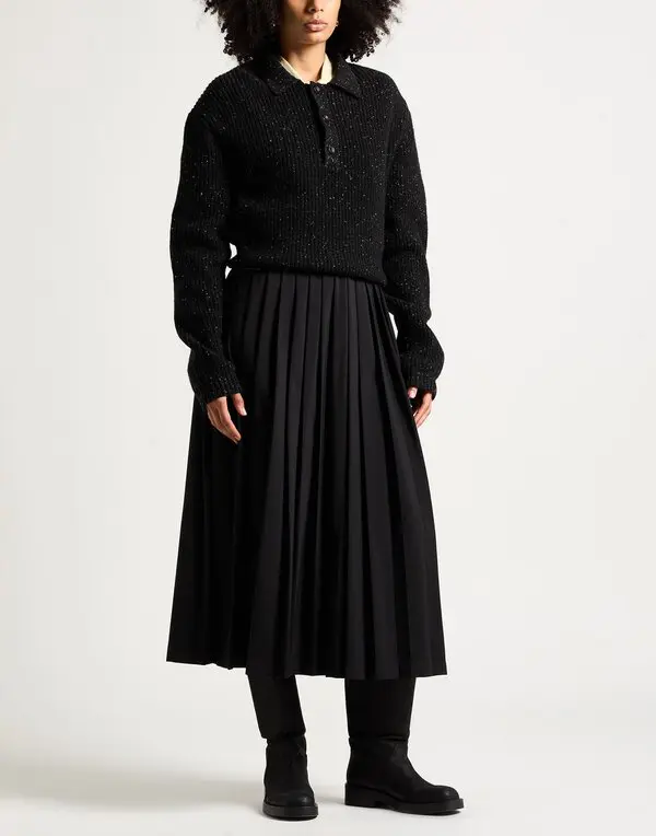 MAISON MARGIELA Midi Skirt Size Polyester, Virgin Wool