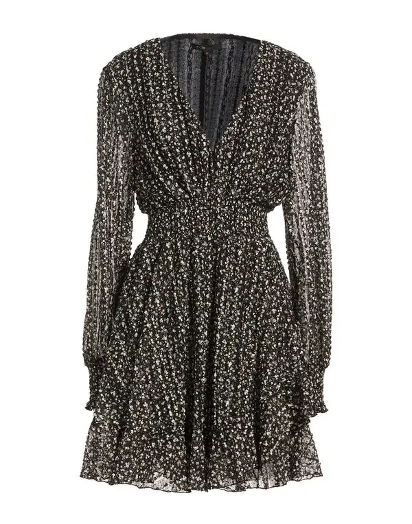Maje Mini Dress Size Polyester, Elastane