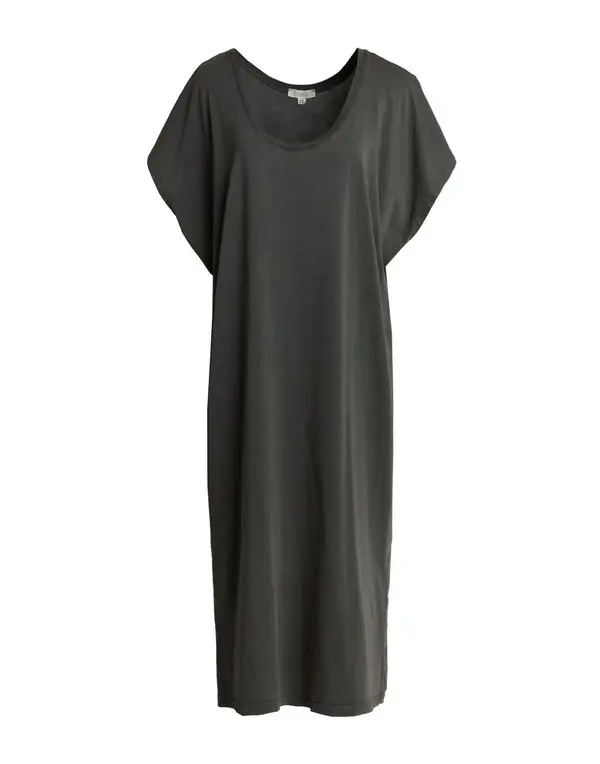 Crossley Midi Dress Charcoal Size Cotton