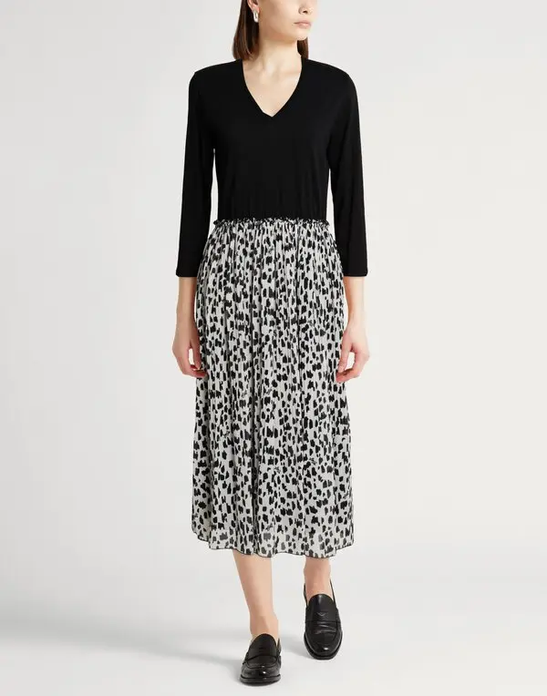 Liu Jo Midi Dress Size Polyester, Cotton, Elastane