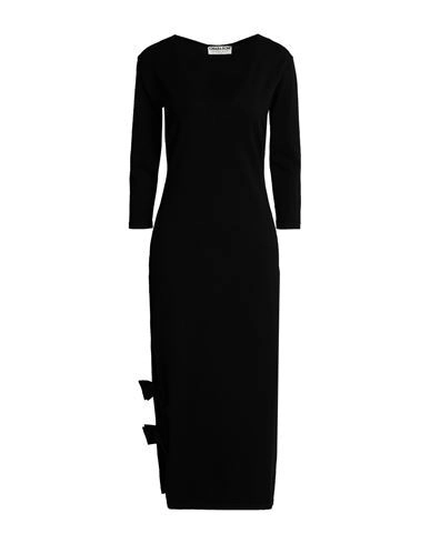 Chiara Boni La Petite Robe Midi Dress Size Viscose, Polyester - Black