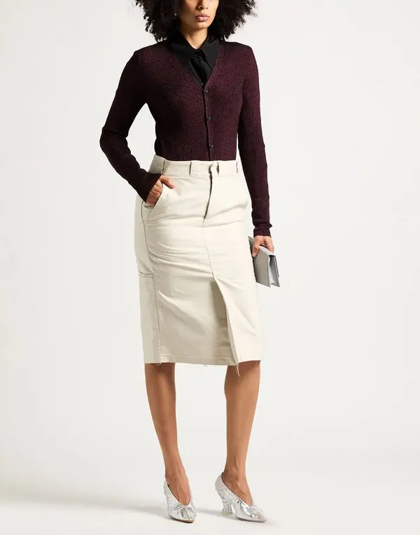 MAISON MARGIELA Midi Skirt Size Cotton