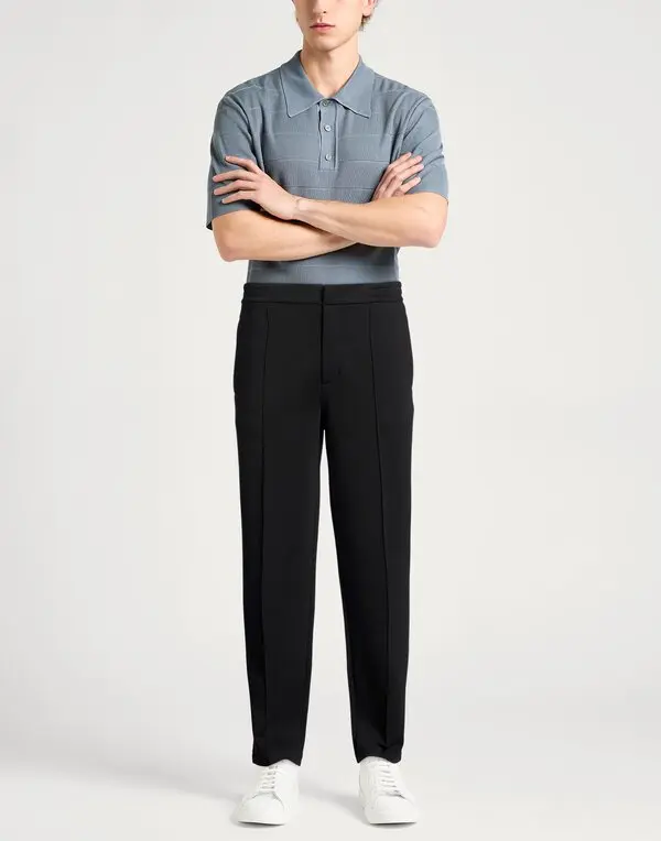 Emporio Armani Pants Size Cotton, Polyester, Elastane