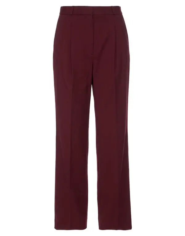 Harris Wharf London Pants Burgundy Size Viscose, Polyamide, Elastane