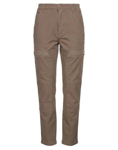 European Culture Pants Size Cotton, Elastane - Khaki