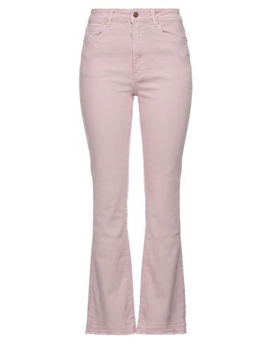 European Culture Jeans Antique Rose Size Cotton, Polyester, Elastane - Pink