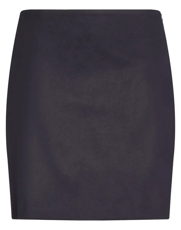 Peserico Mini Skirt Midnight Size Virgin Wool, Polyamide