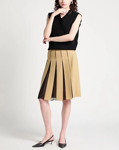 Marni Midi Skirt Size Polyester, Virgin Wool, Elastane - Beige