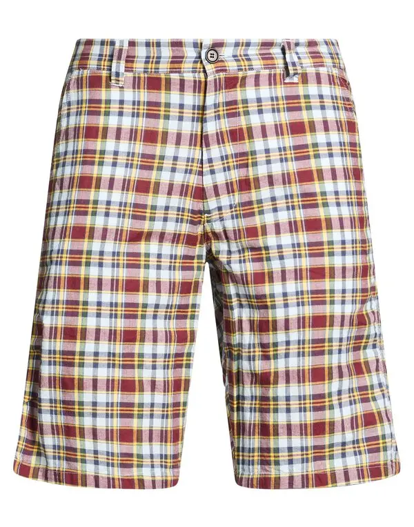 Aspesi Shorts & Bermuda Shorts Burgundy Size Cotton