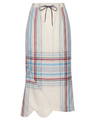 VIVIENNE WESTWOOD Maxi Skirt Cream Size Virgin Wool - White
