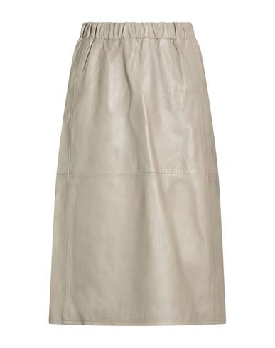 Bolongaro Trevor Midi Skirt Size Sheepskin - Grey