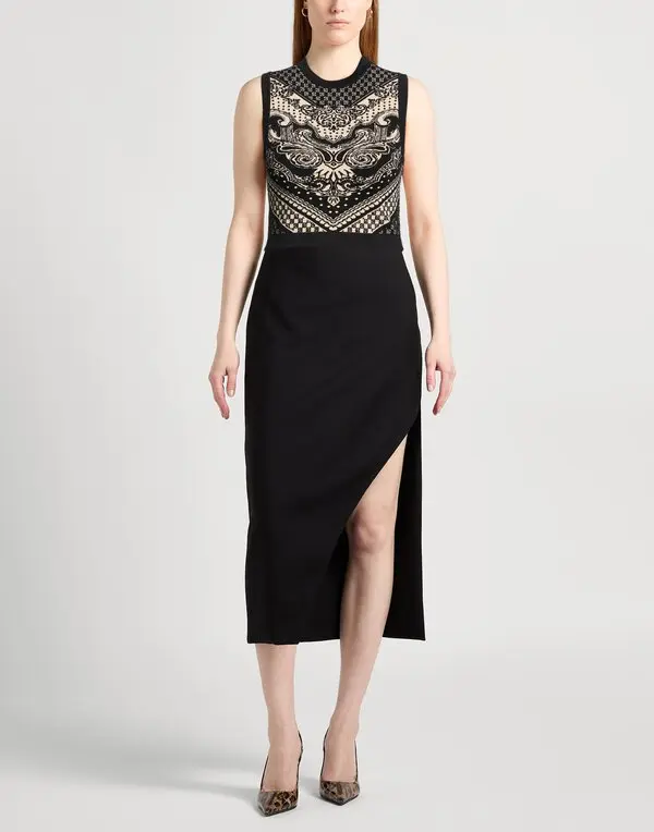 Balmain Top Size Merino Wool, Viscose, Polyamide, Elastane