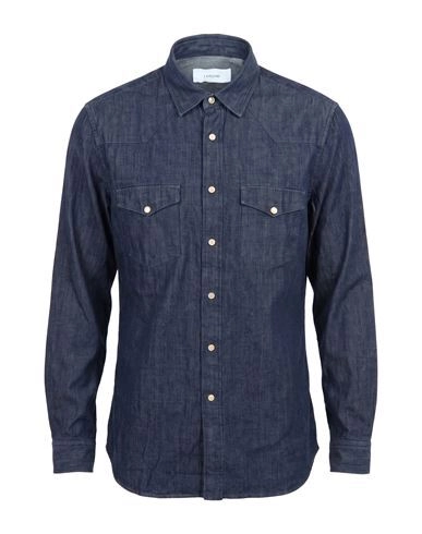 LARDINI Denim Shirt Size Cotton