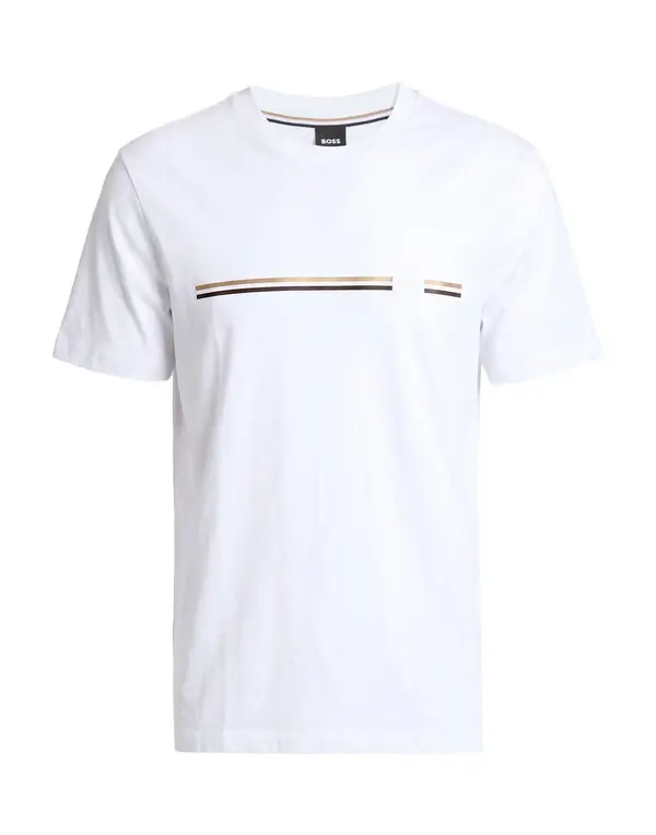 BOSS T-shirt Size Cotton - White