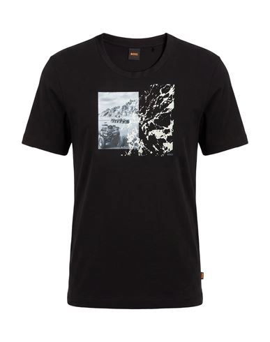 BOSS T-shirt Size Cotton - Black