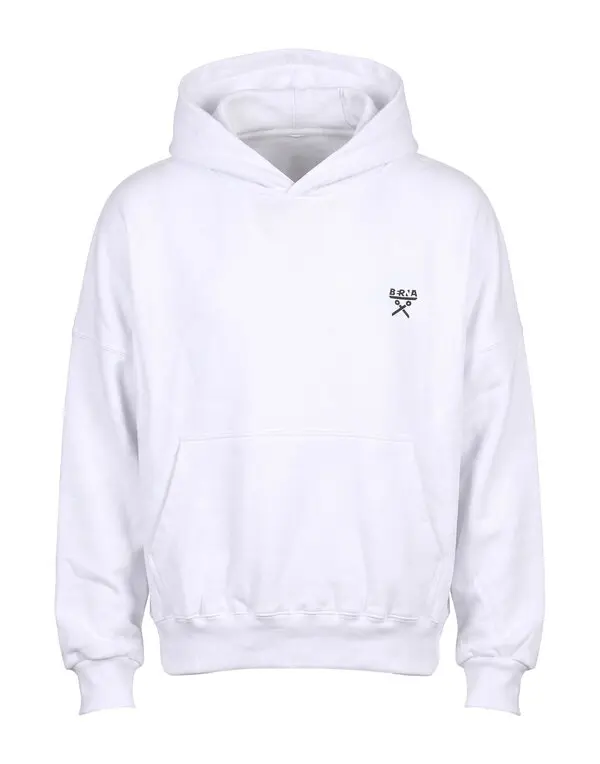 BERNA Sweatshirt Fuchsia Size Cotton, Polyester - White