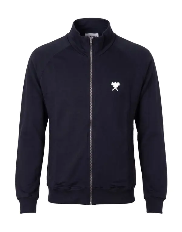 BERNA Sweatshirt Size Cotton, Polyester - Navy