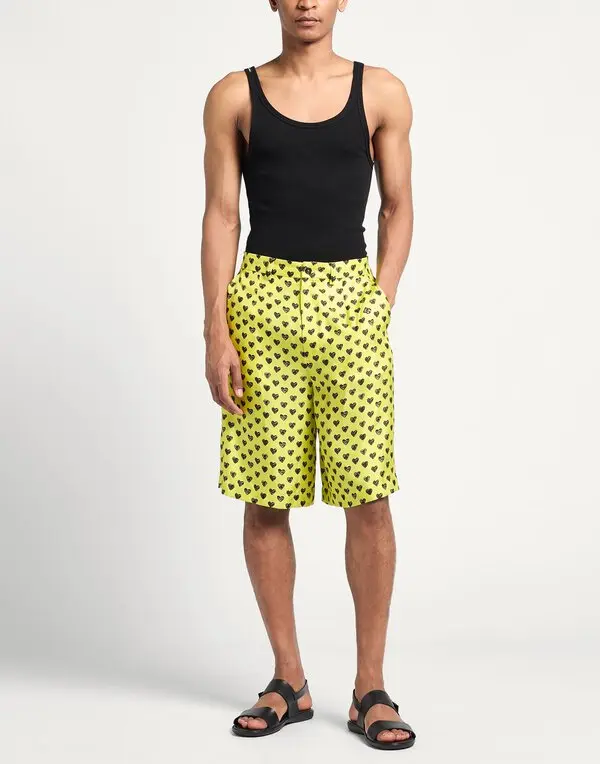 Dolce & Gabbana Shorts & Bermuda Shorts Lime Size Silk