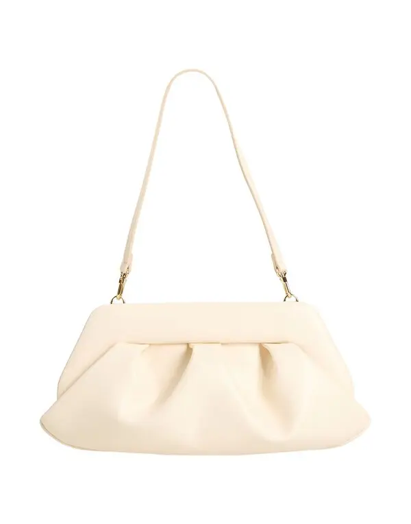 THEMOIRE Emera Handbag Textile Fibers - White
