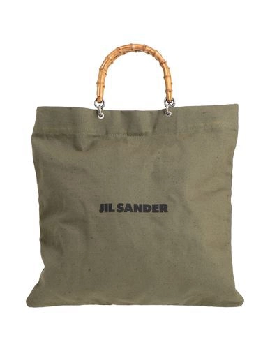 JIL SANDER Handbag Military Textile Fibers, Calfskin - Green