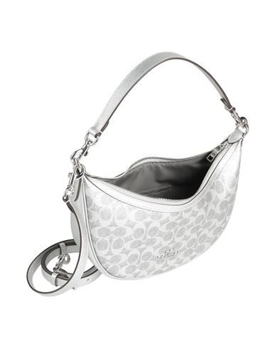 COACH Handbag Leather - Silver