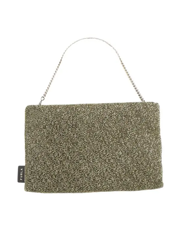 Furla Clutch Polyester, Cotton, Metallic Fiber