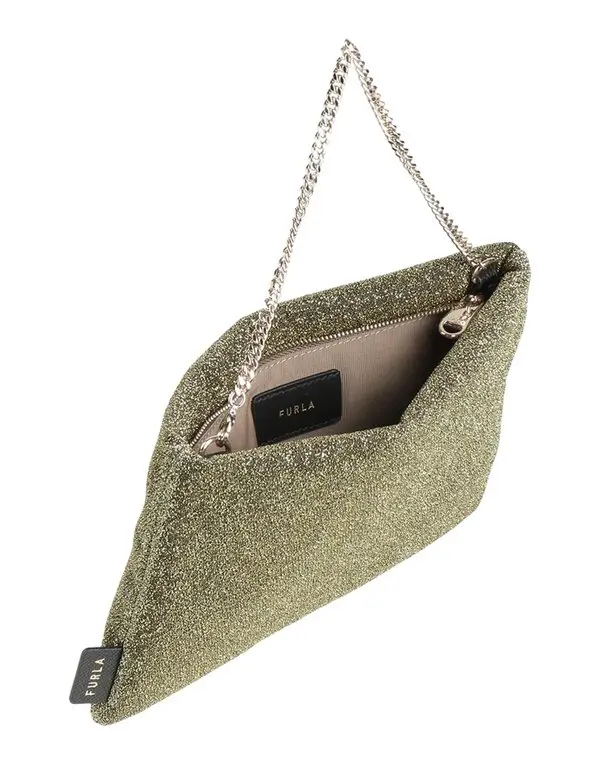 Furla Clutch Polyester, Cotton, Metallic Fiber