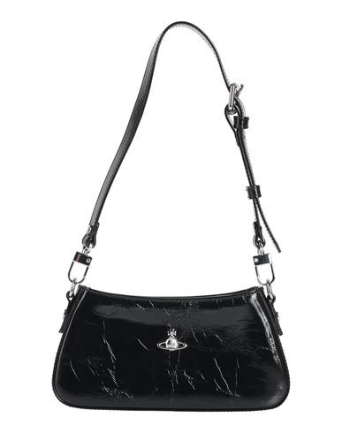 VIVIENNE WESTWOOD Tasha Shoulder Phone Bag Shoulder Bag Leather - Black