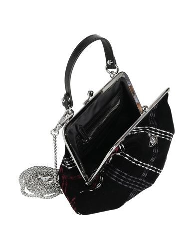VIVIENNE WESTWOOD Granny Frame Purse Handbag Textile Fibers - Black