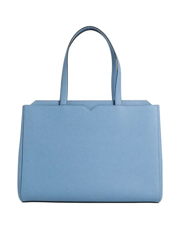 VALEXTRA Handbag Light Leather - Blue