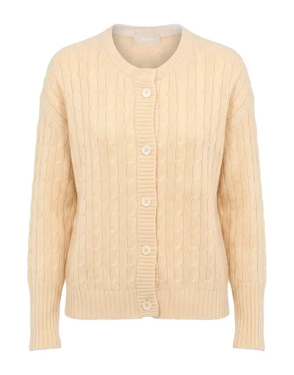 DRUMOHR Cardigan Cream Size Cashmere