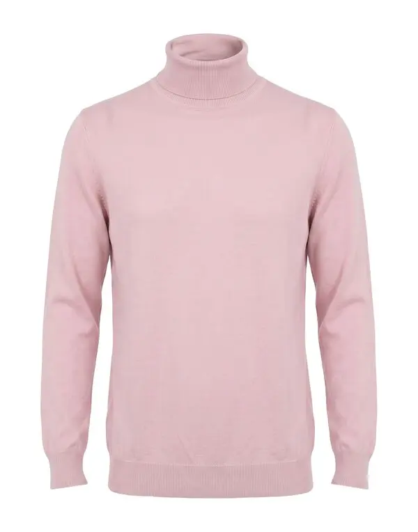 DRUMOHR Turtleneck Light Size Merino Wool - Pink