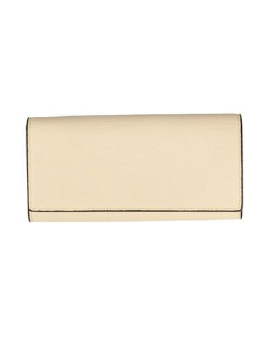 VALEXTRA Wallet Ivory Calfskin - White