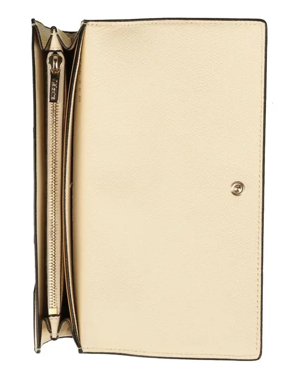 VALEXTRA Wallet Ivory Calfskin - White