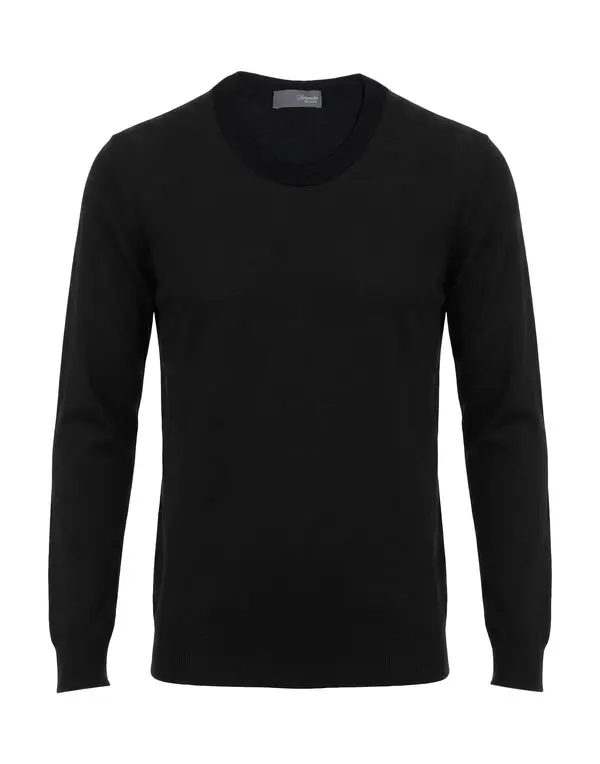 DRUMOHR Sweater Size Super 140s Wool - Black
