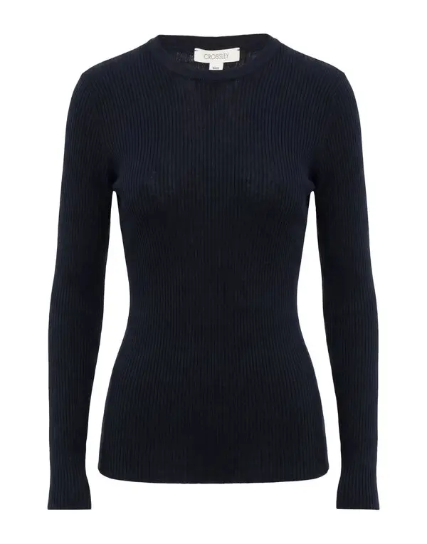 Crossley Sweater Midnight Size Virgin Wool, Silk
