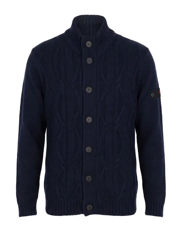 Peuterey Cardigan Size Wool, Polyamide