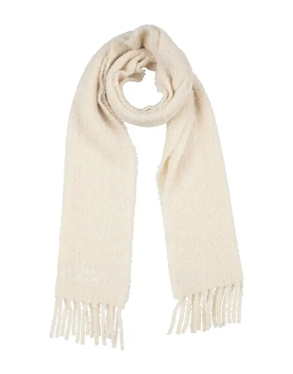 Isabel Marant Étoile Scarf Cream Alpaca Wool, Polyamide
