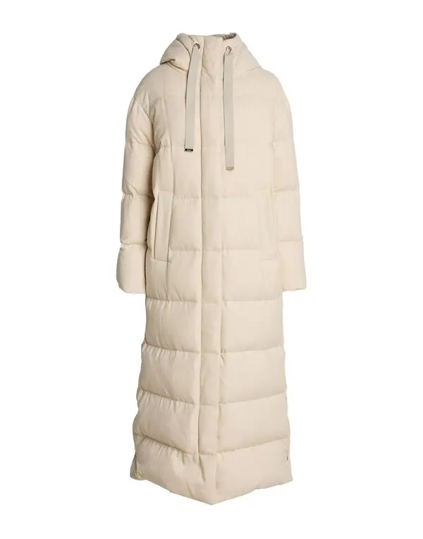 Herno Puffer Cream Size Cashmere, Polyamide, Recycled Wool, Cotton, Polyester