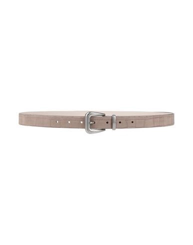Brunello Cucinelli Belt Taupe Size Leather
