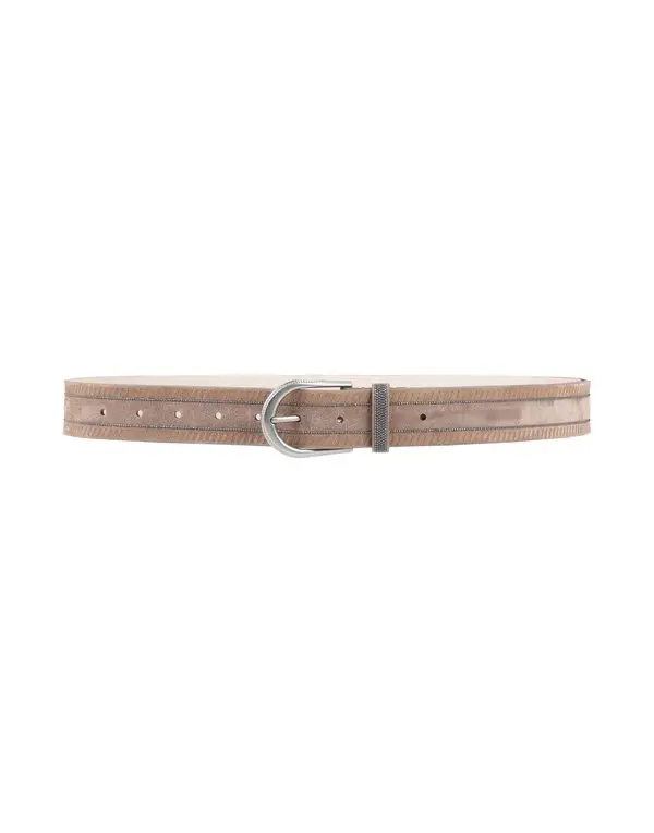 Brunello Cucinelli Belt Khaki Size Leather