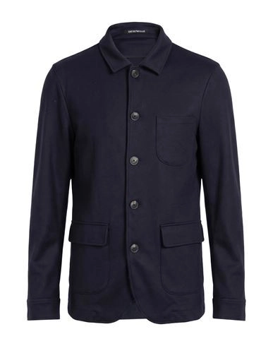 Emporio Armani Jacket Midnight Size Wool, Polyamide
