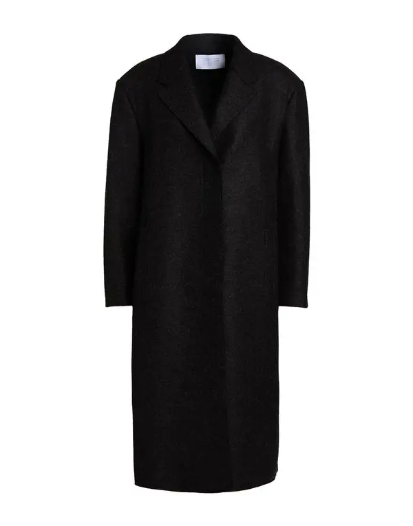 Harris Wharf London Coat Size Virgin Wool - Grey