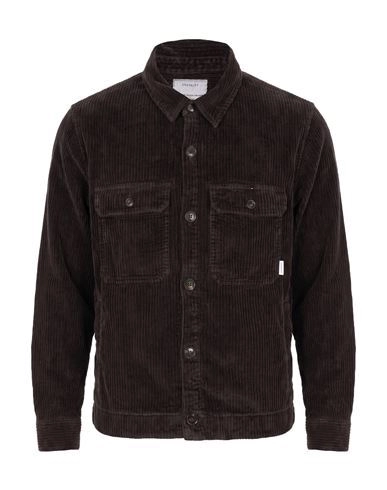Crossley Jacket Dark Size Cotton, Elastane - Brown
