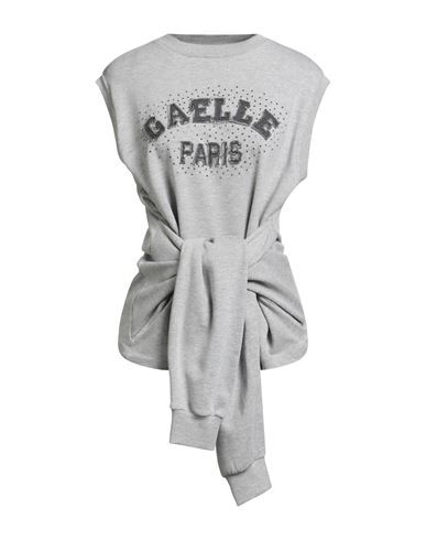GAELLE PARIS Sweatshirt Size Cotton, Polyester, Elastane - Grey