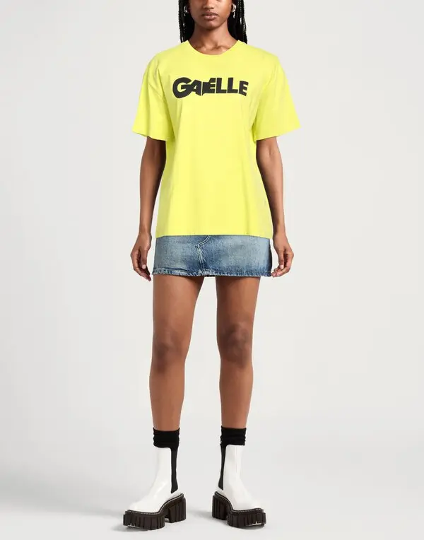 GAELLE PARIS T-shirt Lime Size Cotton
