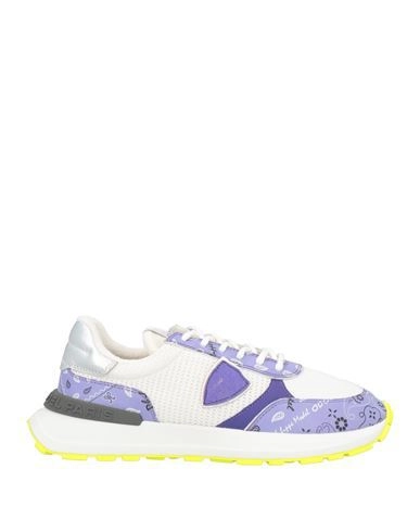 Philippe Model Sneakers Size Leather, Textile Fibers - White