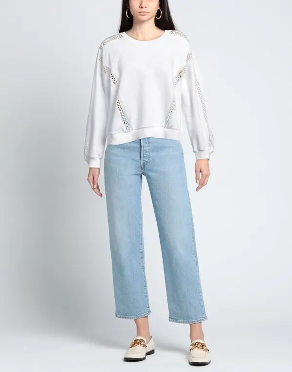 Alberta Ferretti Sweatshirt Size Cotton, Elastane