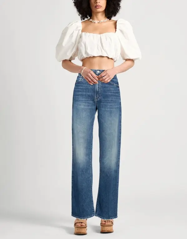 MOTHER Superior Jeans Size Cotton, Elastane