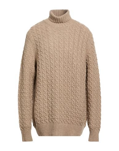 ZANONE Turtleneck Light Brown Size Alpaca Wool, Polyamide